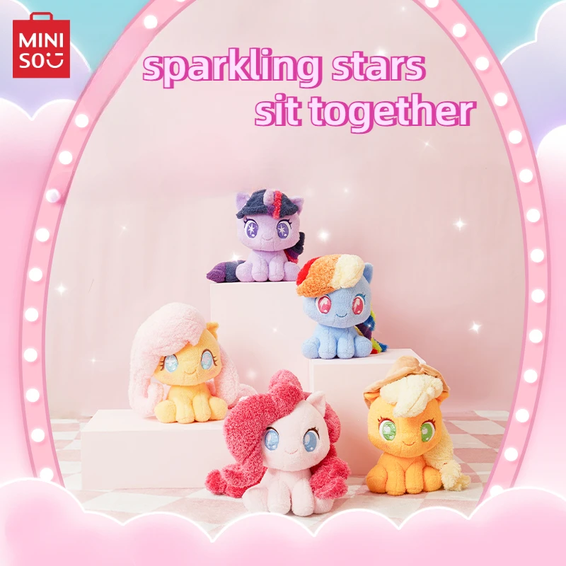 MINISO-My-Little-Pony-Serie-Q-versi-n-mu-eca-sentada-lindo-Crep-sculo ...