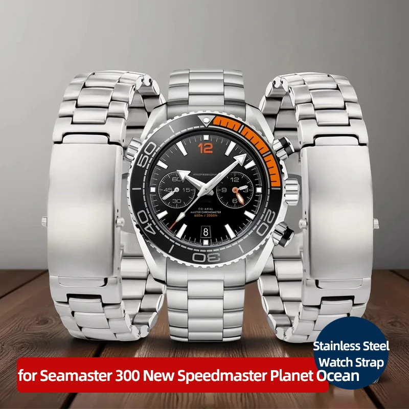 18mm 20mm 22mm Stainless Steel Strap for Omega Seamaster 300 New ...
