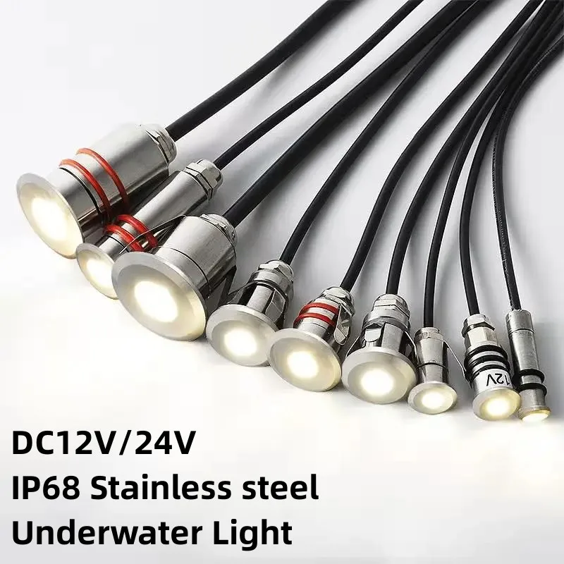 Mini-LED-IP68-Waterproof-Stainless-Steel-Pool-Underwater-Lamp-DC12V-24V ...