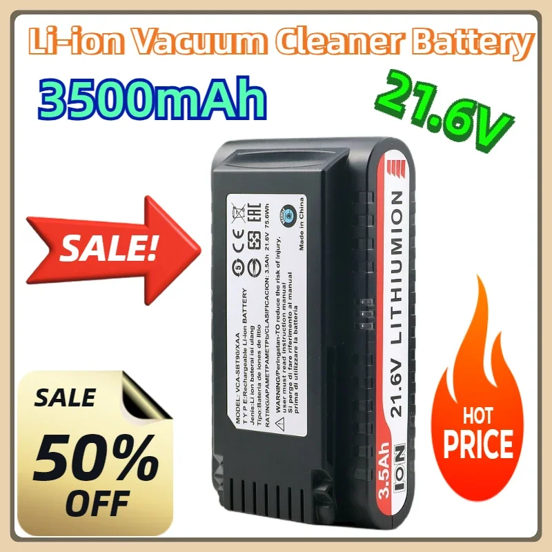 21-6V-Rechargeable-Li-ion-Vacuum-Cleaner-Battery-3500mAh-For-Samsung ...