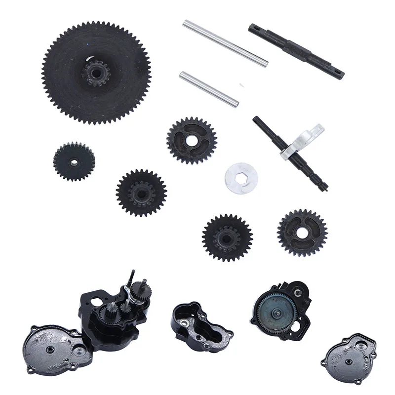 FMS-Metal-Gearbox-Transmission-Gear-Set-For-FCX24-1-24-FCX18-RC-Crawler ...