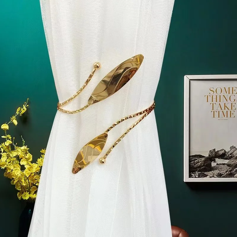 1Pc-Curtain-Tieback-Bling-Tree-Leaf-Feather-Bandage-Accessories ...