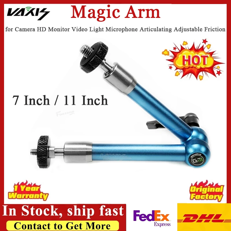 VAXIS 7inch 11inch Magic Arm Noga Arm 1/4 3/8 Mount Articulating ...
