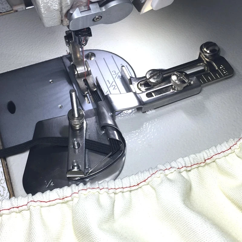 Rubber-Elastic-Band-Hemming-Tool-Folder-Binder-Single-Needle-Machine ...