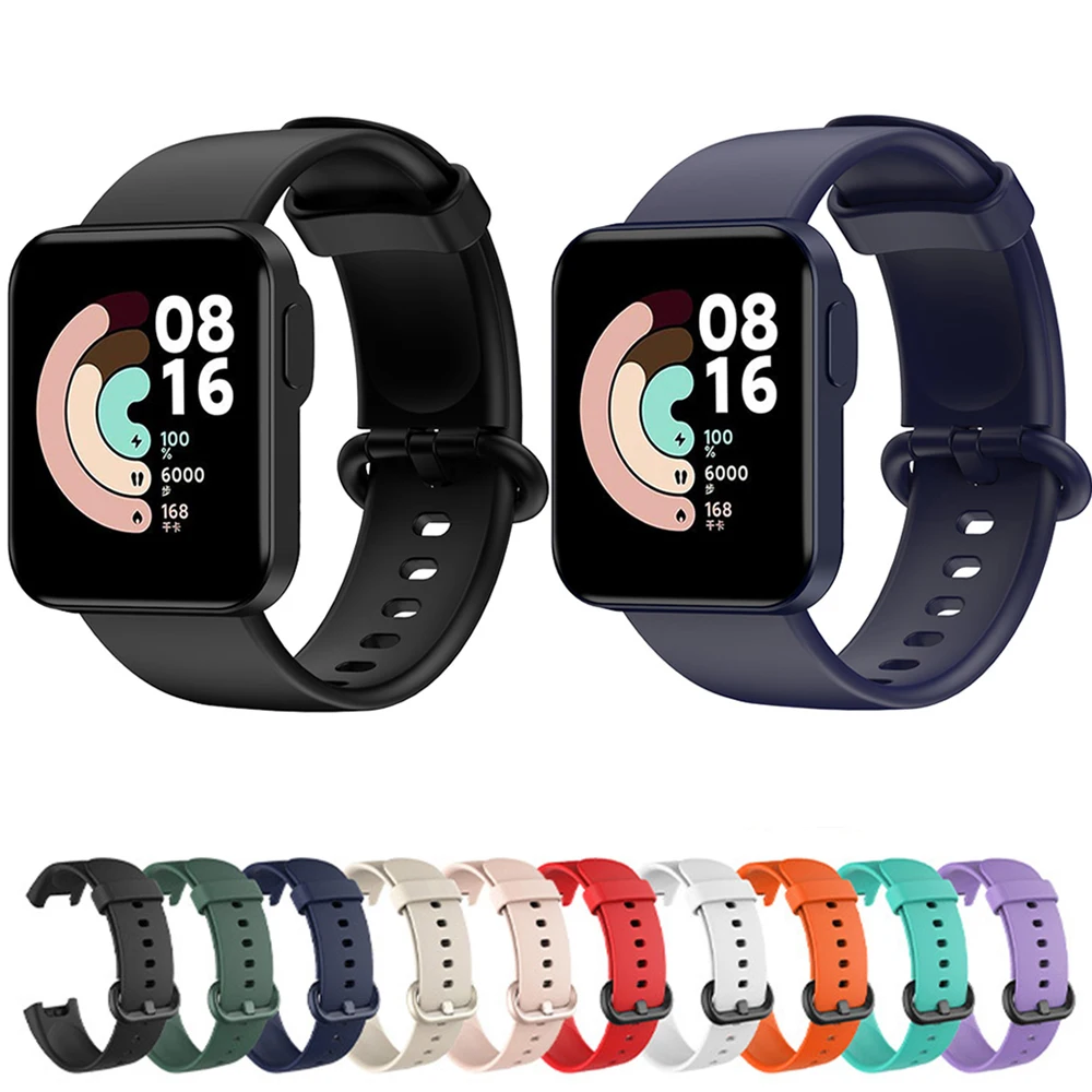 Silicone Strap For Xiaomi Mi Watch Lite Global Version Smart Watch ...
