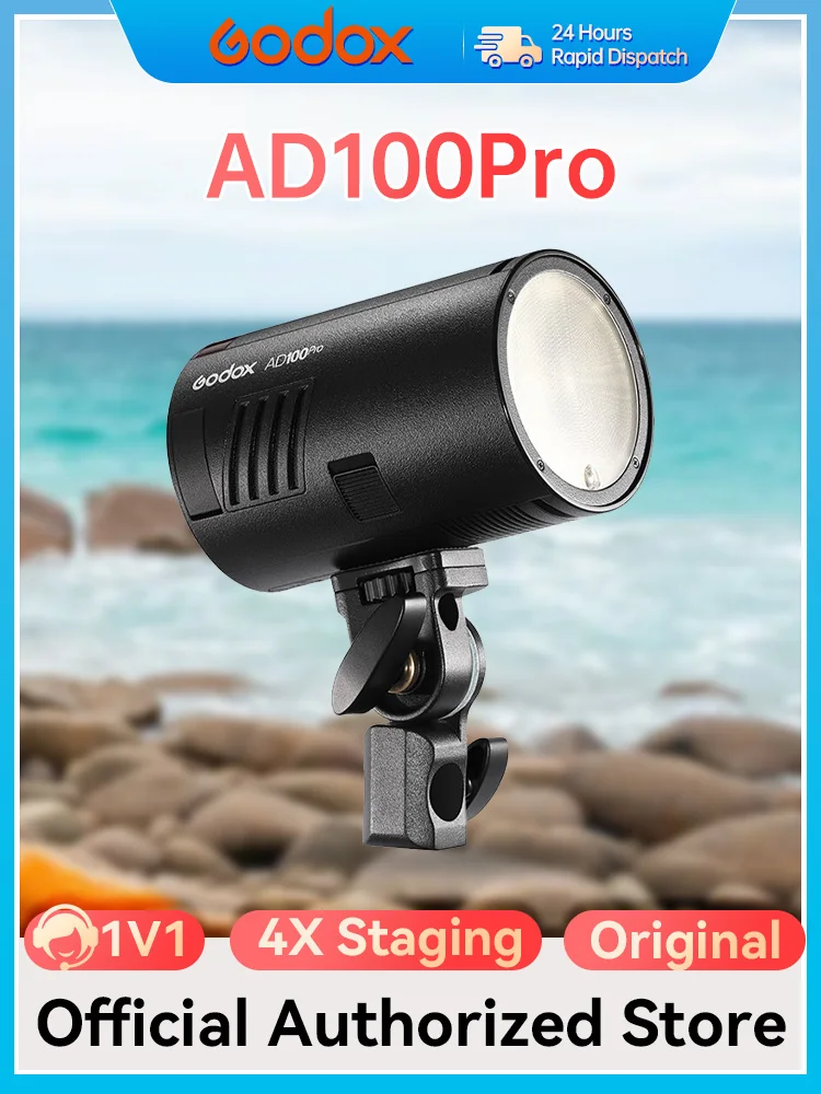 Godox-AD100Pro-AD100-PRO-TTL-HSS-100W-Flash-Light-para-exteriores ...
