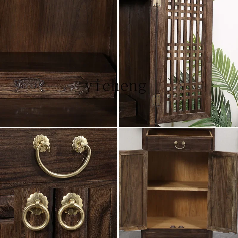 XL Solid Wood Shrine Clothes Closet plus Door-God Table Cabinet Shrine ...