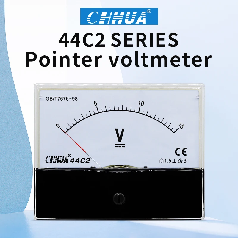 CHHUA-44C2-DC-Analog-Voltmeter-Panel-Meter-Volt-Meter-Voltage ...