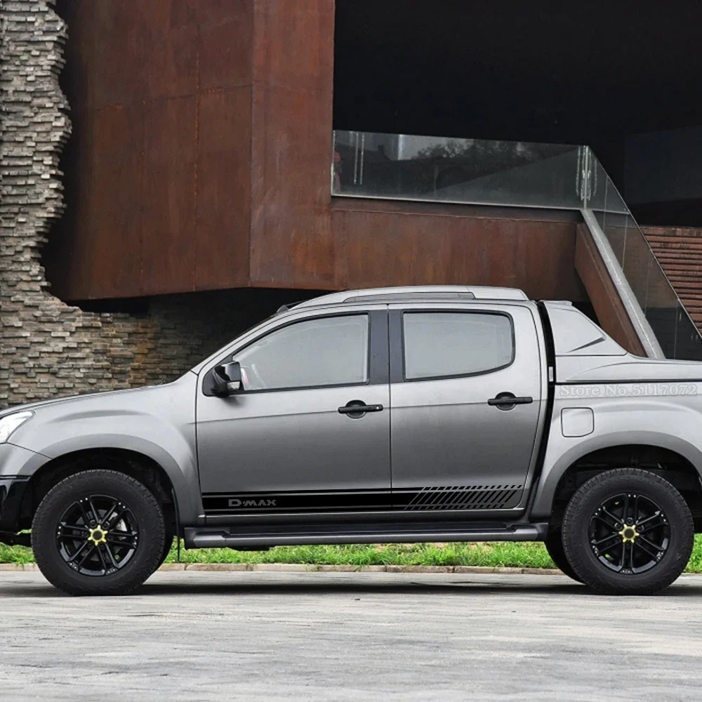 For ISUZU DMAX Beast Car Car Door Sticker Side Gradient Image Sport ...