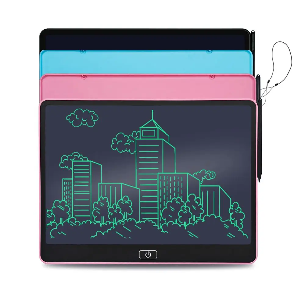 16-Kid-Friendly-Single-Color-LCD-Writing-Tablet-Drawing-Pad-Safe ...