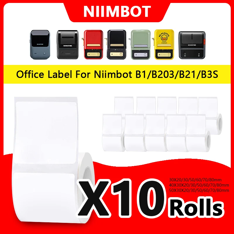 Niimbot B21/B1/B203 Mini Bluetooth Thermal Printer Anti-Oil Sticker ...