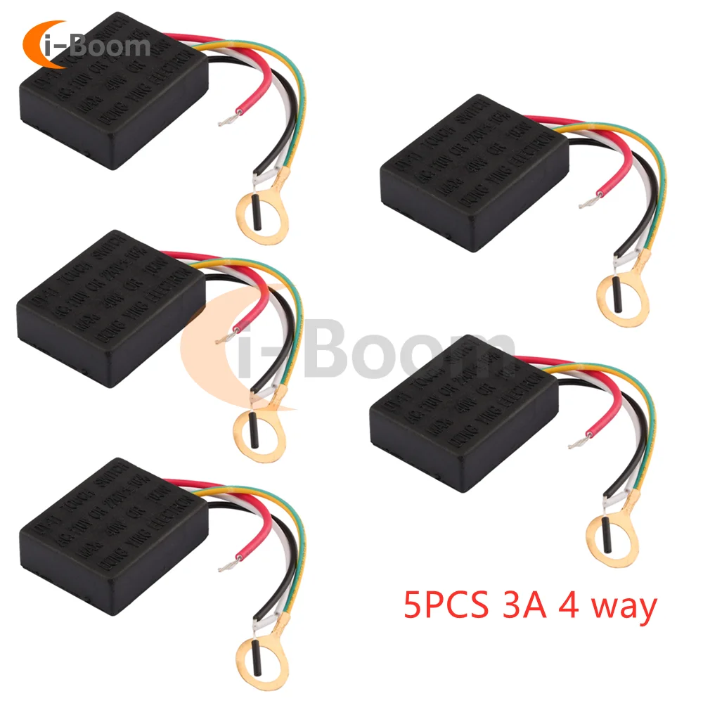 5PCS-220V-240V-3A-1-4-Way-Touch-Sensor-Switch-Desk-Light-Parts-Touch ...