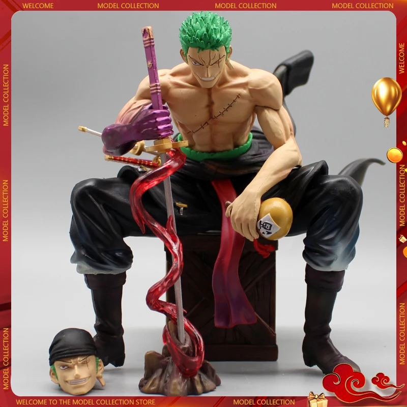14cm-One-Piece-Figure-Bt-Roronoa-Zoro-Figure-Sitting-Statue-Gk-Zoro ...