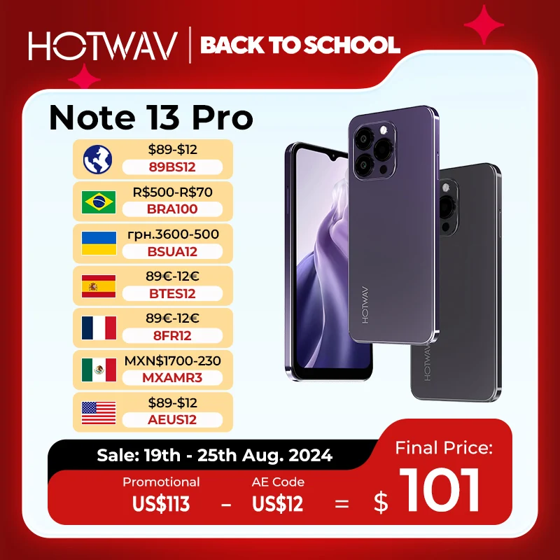 World-Premiere-HOTWAV-Note-13-Pro-Smartphone-6-6-HD-Android-13-16GB ...