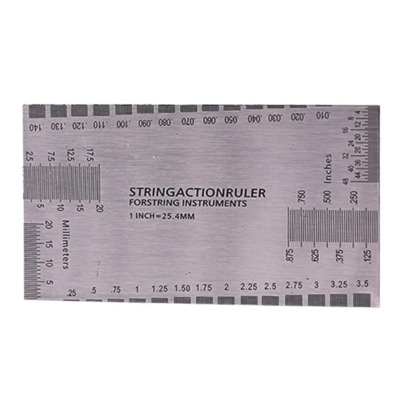 Guitar Measuring Ruler String Action Gauge String Pitch Ruler for Bass ...