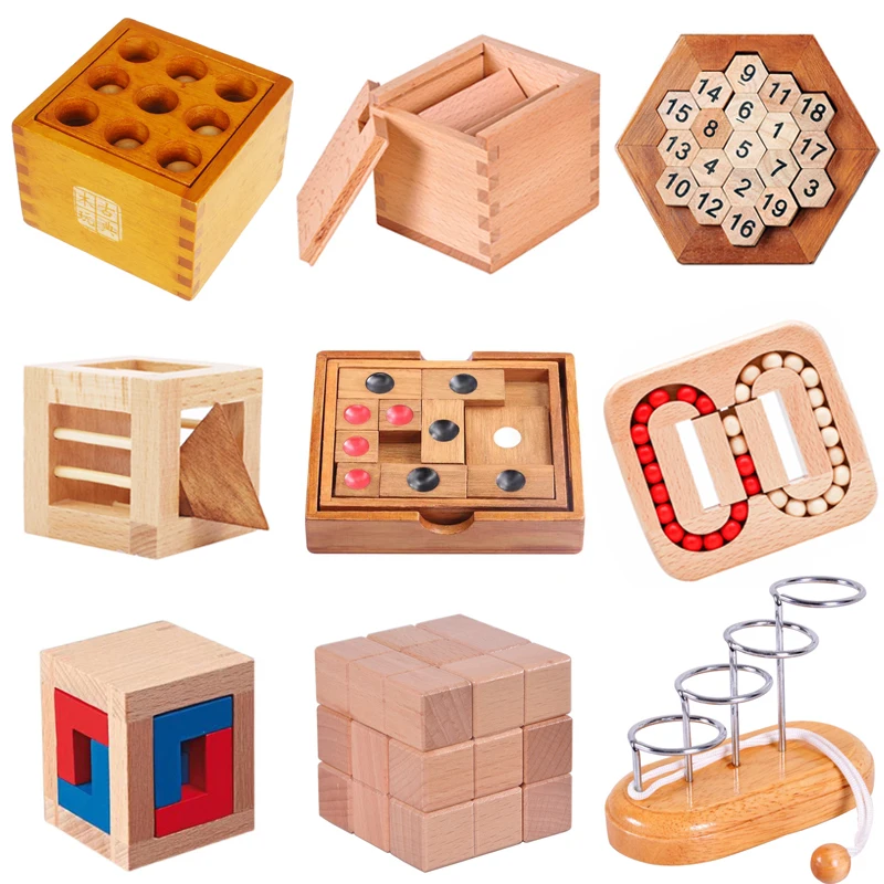 Classic-IQ-3D-Wooden-Puzzle-Adults-And-Children-Casse-Tete-Brain ...