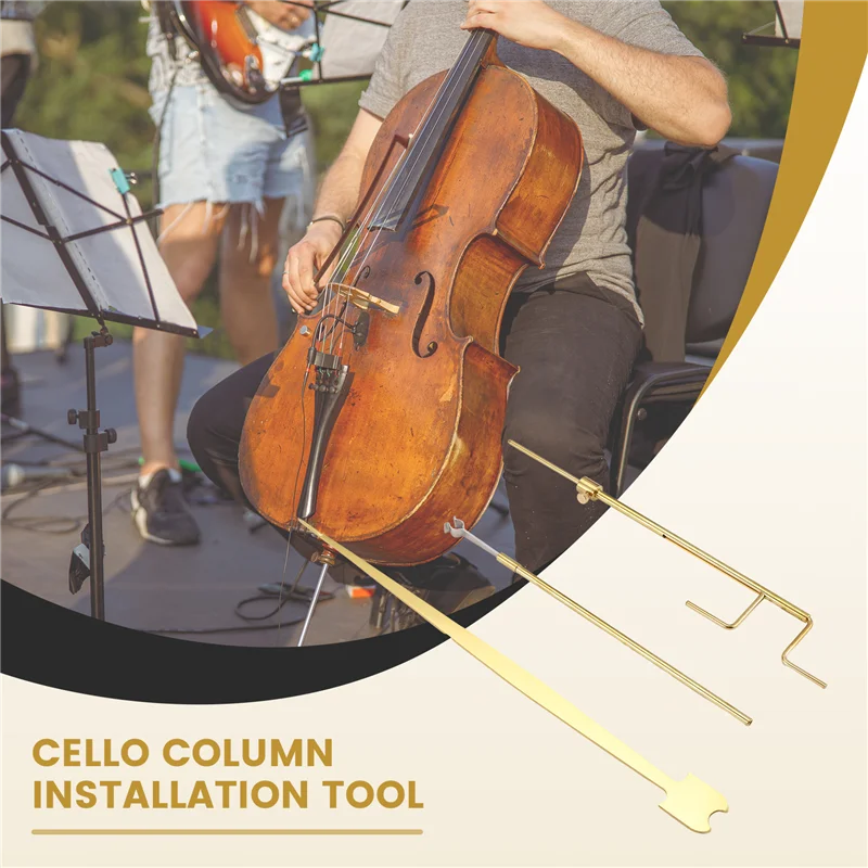 YHOLI-Cello Luthier Tools Kit Cello Sound Post Set Sound Post ...