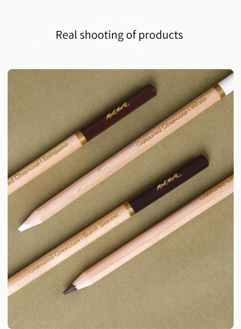 Kit de dessin,Ensemble de crayons à dessin en carbone blanc pour ...