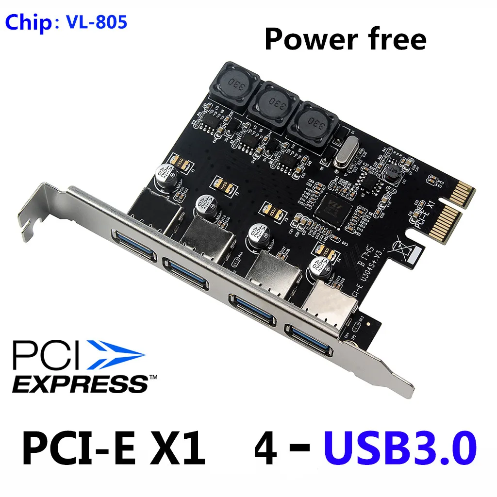 Placa-de-expans-o-USB-3-0-PCIe-Adaptador-PCI-Express-PCIe-USB-Hub ...