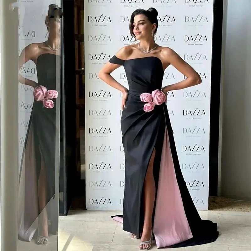 Sexy-Prom-Dresses-Elegant-One-Shoulder-Side-Slit-Party-Evening-Dress ...