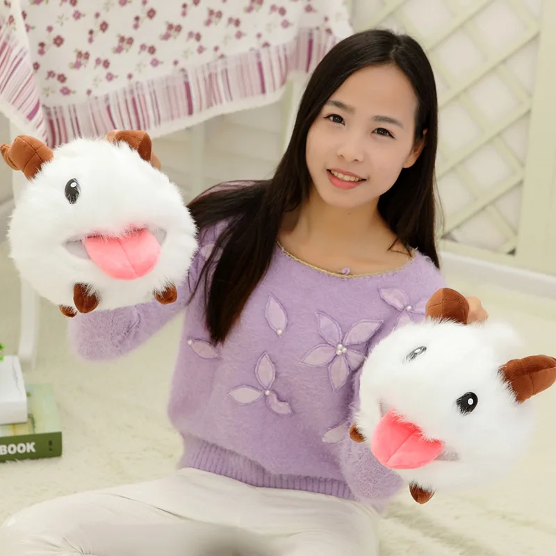 30CM-Hot-Selling-Animation-Game-Peripheral-Plush-Toys-Poro-Doll-Cute ...