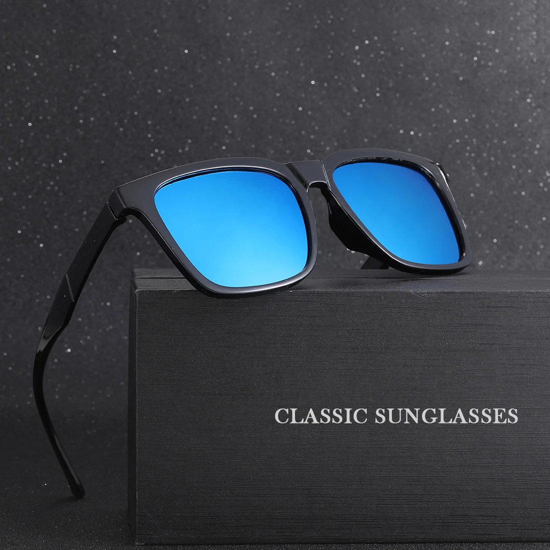 Fashion-Classic-Square-Frame-Sunglasses-UV400-Sun-Shade-Men-Trendy ...