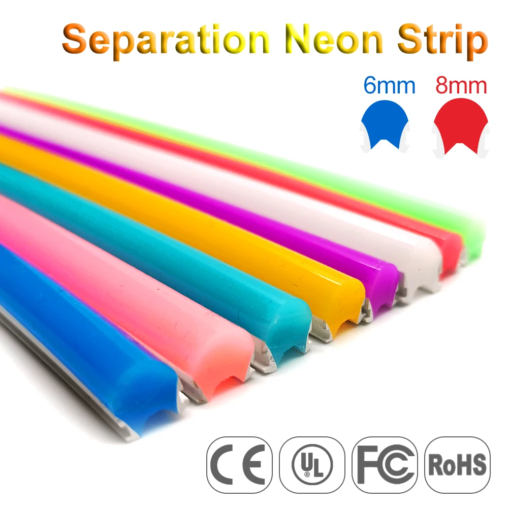 6mm-8mm-Separation-Neon-Strip-Light-Flexible-Bendable-Silicone-S-shape ...