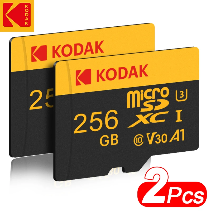 2Pcs-Kodak-Original-Ultra-Micro-SD-256GB-Micro-SD-Card-SD-TF-Flash-Card ...