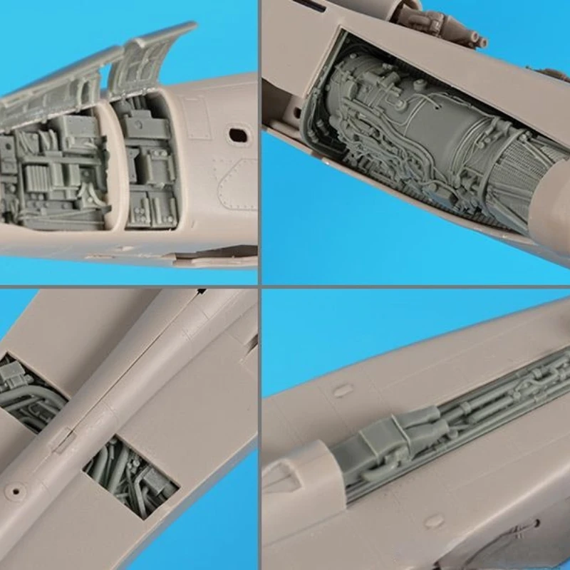 1-48-Die-Cast-Resin-Figure-Model-Assembly-Kit-Aircraft-Modification ...