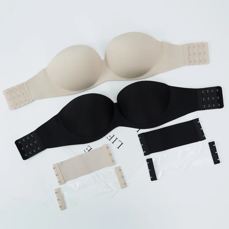 Sujetador-Invisible-sin-tirantes-para-mujer-ropa-interior-Sexy-Push-Up ...