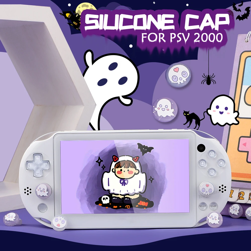 4PCS Silicone Soft Thumb Stick Grip Cap Joystick Cover For Psvita PS ...