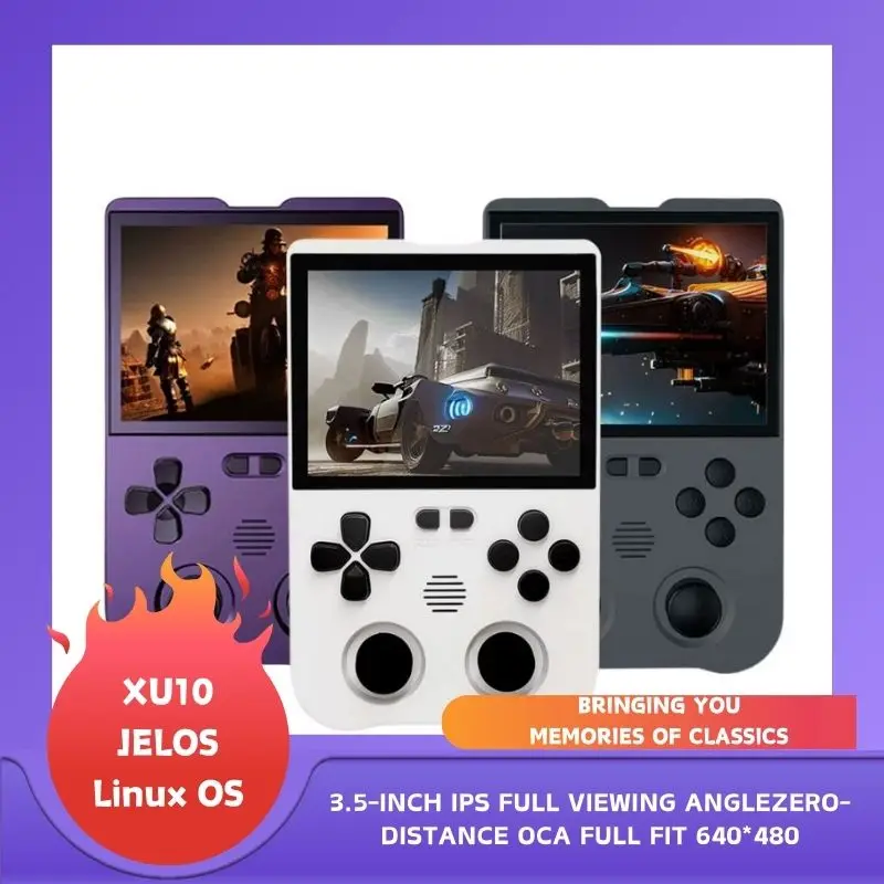 XU10-Handheld-Game-Console-3-5-IPS-Screen-3000mAh-Battery-Linux-JELOS ...