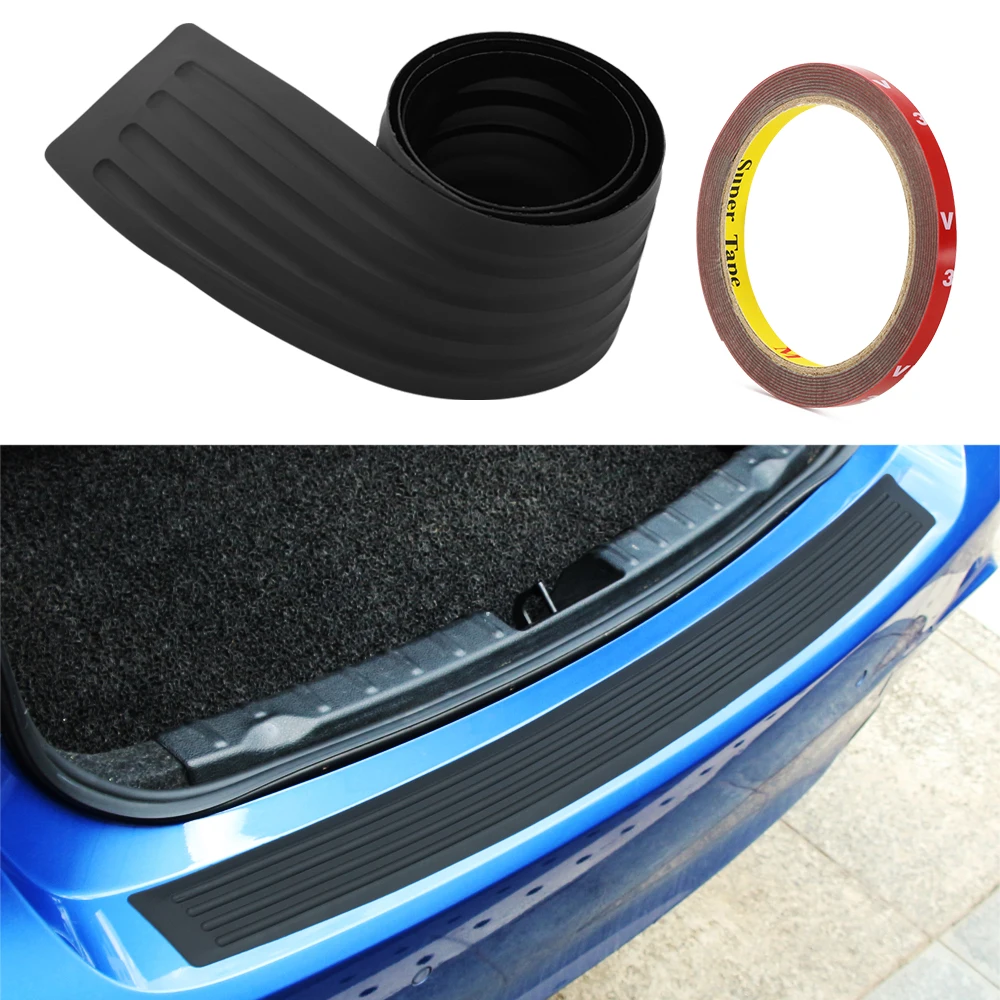 Car-Trunk-Door-Sill-Plate-Protector-Rear-Bumper-Guard-Rubber-Strip-for ...