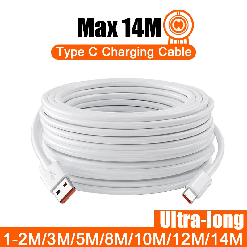 Cabo-usb-c-ultra-longo-para-xiaomi-redmi-huawei-telefones-celulares ...