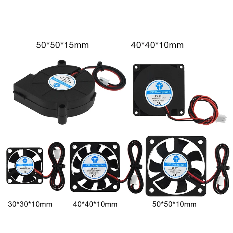 3010-5015-4010-4020-5-12-24V-Cooling-Turbo-Fan-Brushless-3D-Printer ...