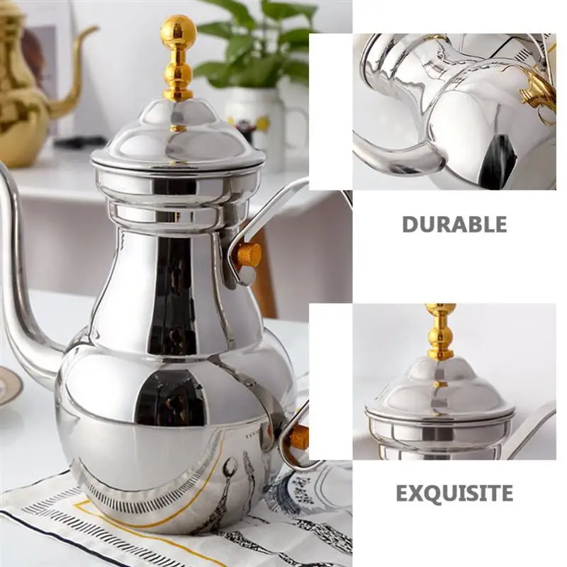 Cafetière à pression,Théière arabe du Moyen-Orient,col de cygne en ...
