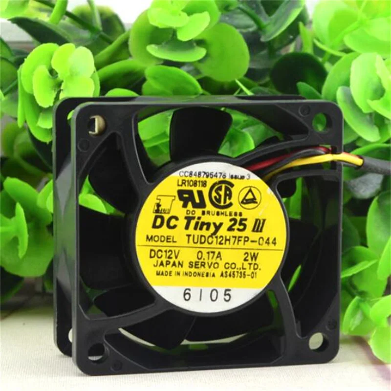 SERVO TUDC12H7FP-044 12V0.17A 6CM 6025 Three-line double ball cooling ...