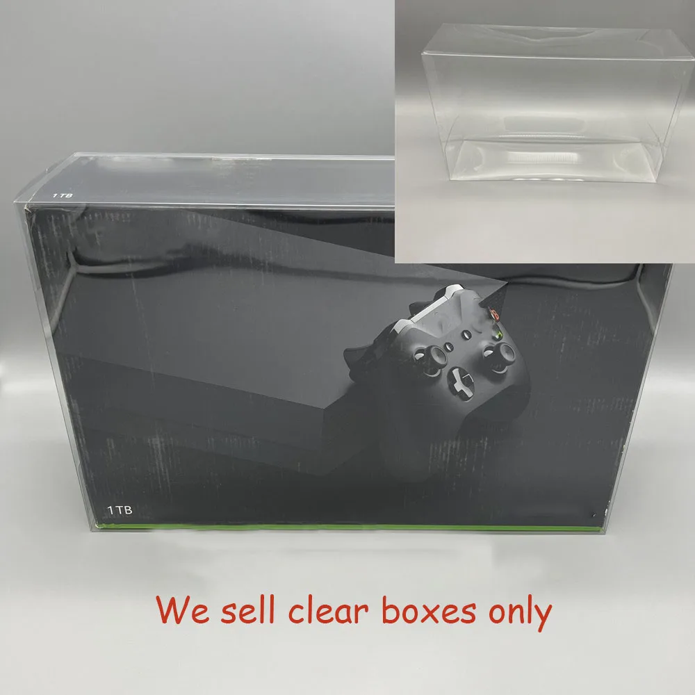 Clear-Transparent-Display-PET-plastic-box-For-Xbox-one-X-console ...