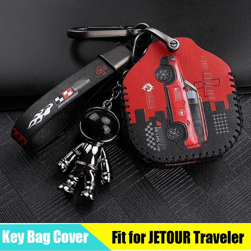 Genuine-Leather-Remote-Key-Bag-Protective-Cover-Fit-for-JETOUR-Traveler-T2-2023-2024-Modified ...