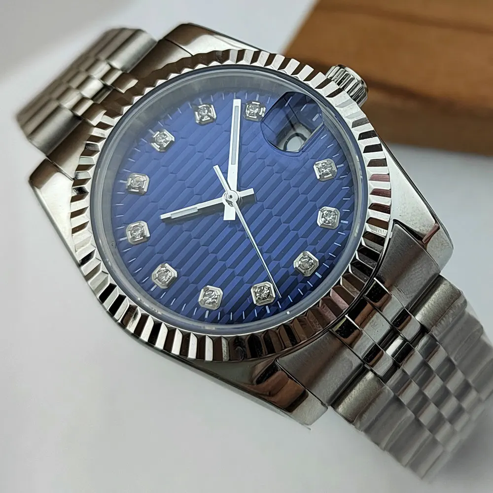 Corgeut 36mm/39mm Automatic Men Watch Gold Bracelet NH35A 20ATM Movement Sapphire Crystal Green ...