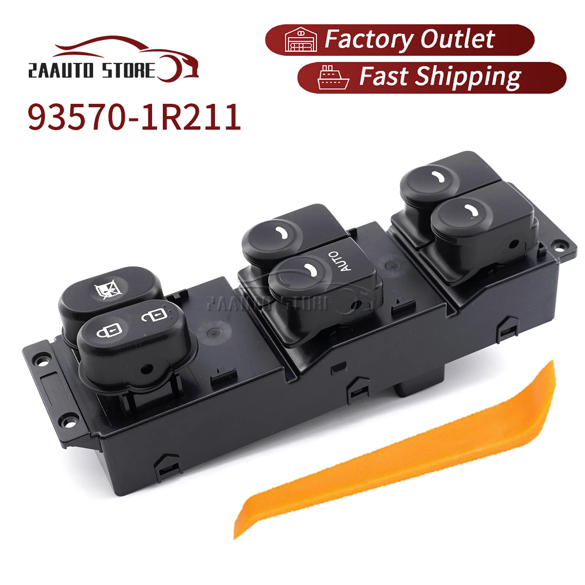 93570-1R211 For Hyundai Accent 2015 2016 2017 LHD Front Left Auto Power ...