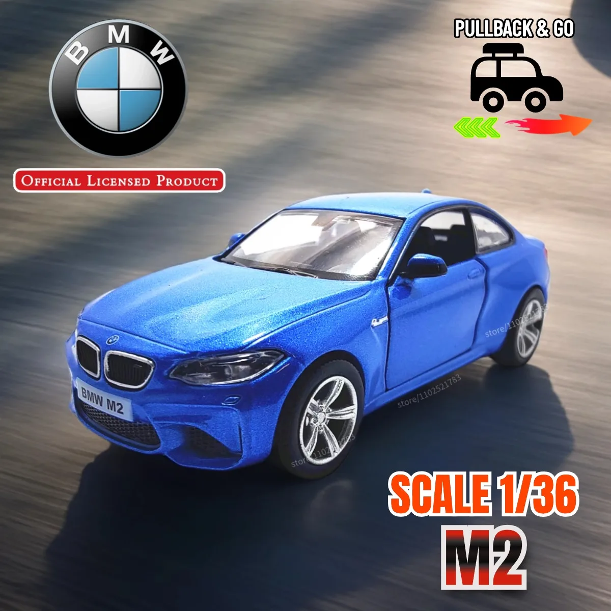 BMW-M2-Pullback-Car-Model-1-36-Scale-Replica-Diecast-Boutique-Miniature ...
