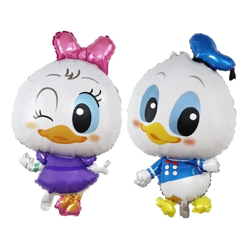 10/20/50pcs Donald Duck Foil Helium Balloons Birthday Party Decoration ...