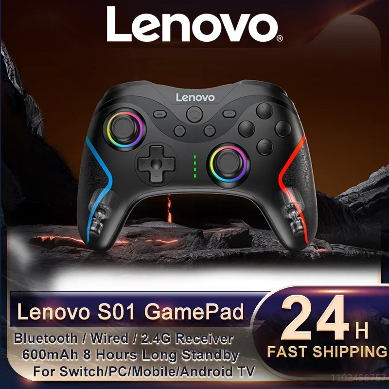Lenovo-S01-Controlador-sem-fio-Bluetooth-Compat-vel-com-Nintendo-Switch-Interruptor-Oled-Android ...