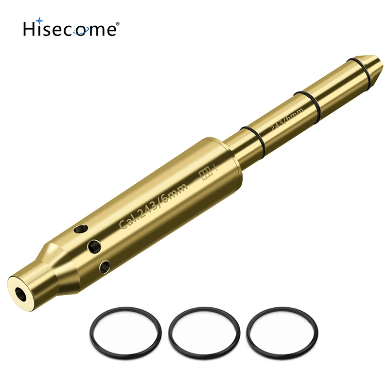 Tactical-243-6mm-Red-Dot-Laser-Sight-Brass-Bullet-Laser-Collimator-for ...