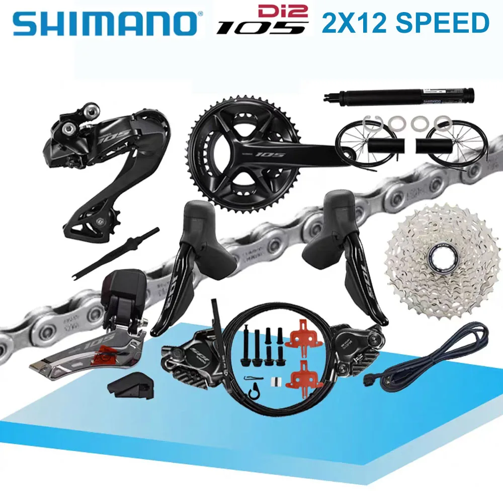 Shimano 105 R7170 Groupset Di2 12s Groupset R7170 Brake R7100 Crankset ...
