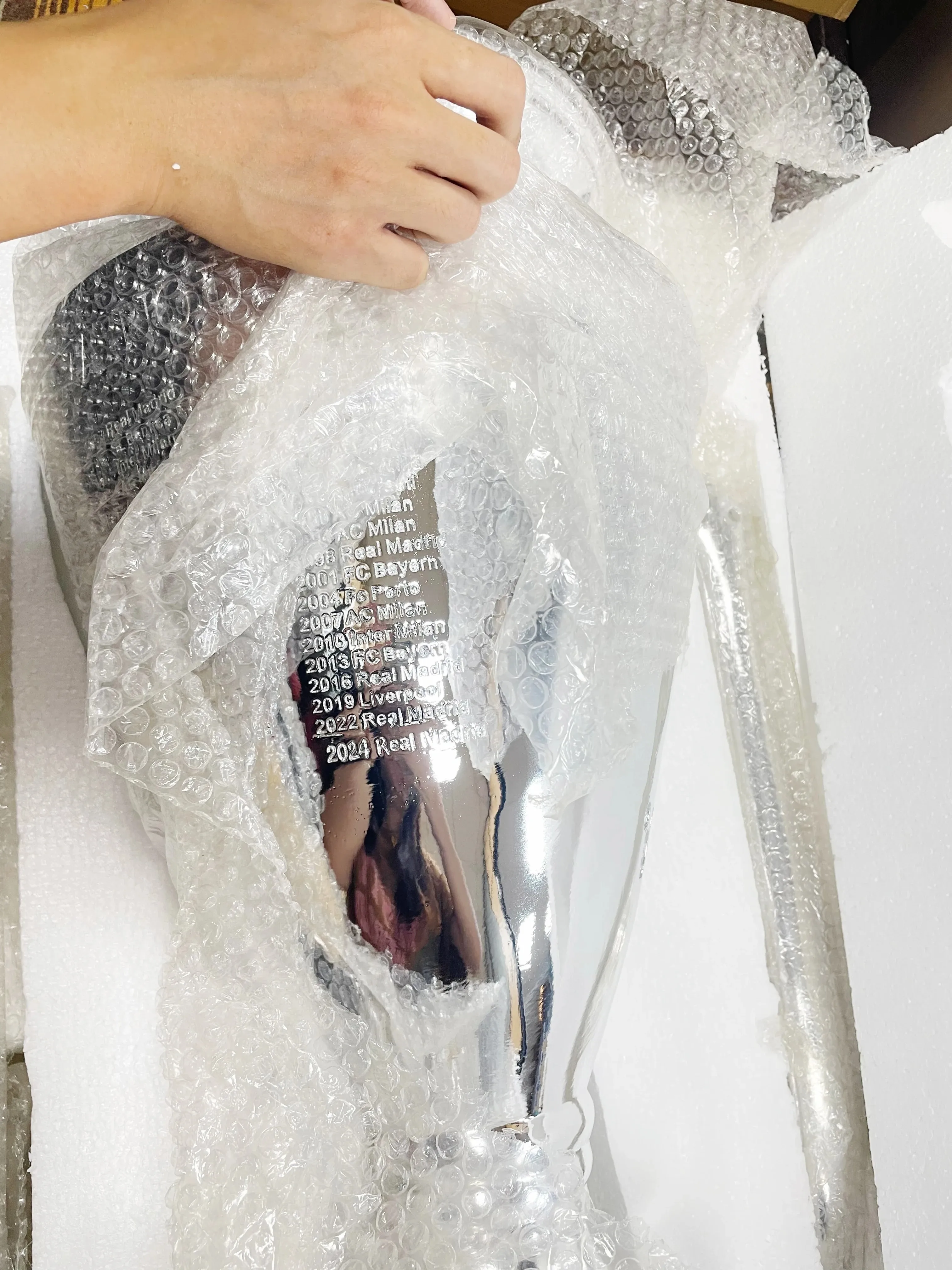 77cm The Champions Trophy Cup Real Size Replica Trophy Cup Awards To ...