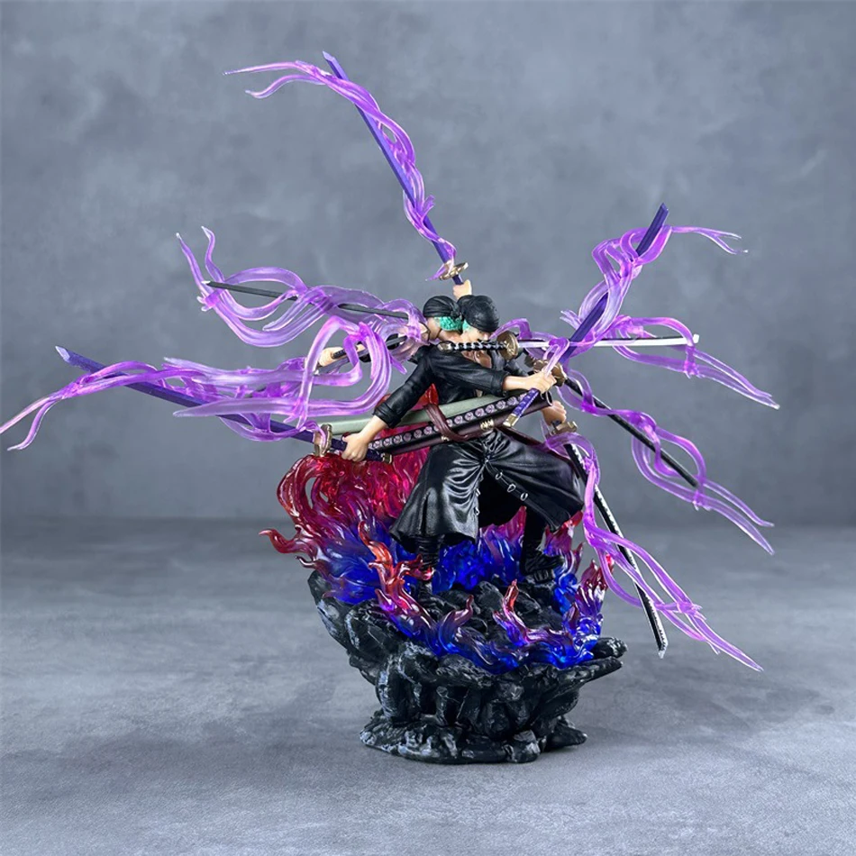 24cm-One-Piece-Roronoa-Zoro-Anime-Figure-Gk-Three-Heads-And-Six-Arms ...