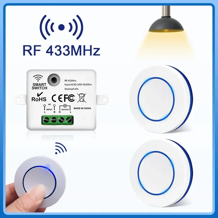 RF433Mhz-Wireless-Remote-Control-Light-Switch-10A-Relay-Controller-Mini ...