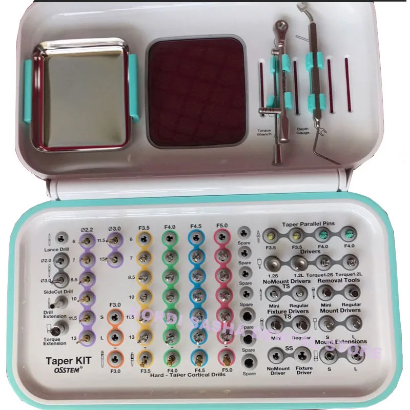 Dental Implant Surgical Osstem Taper Kit Basic Instrument Set MS Kit ...